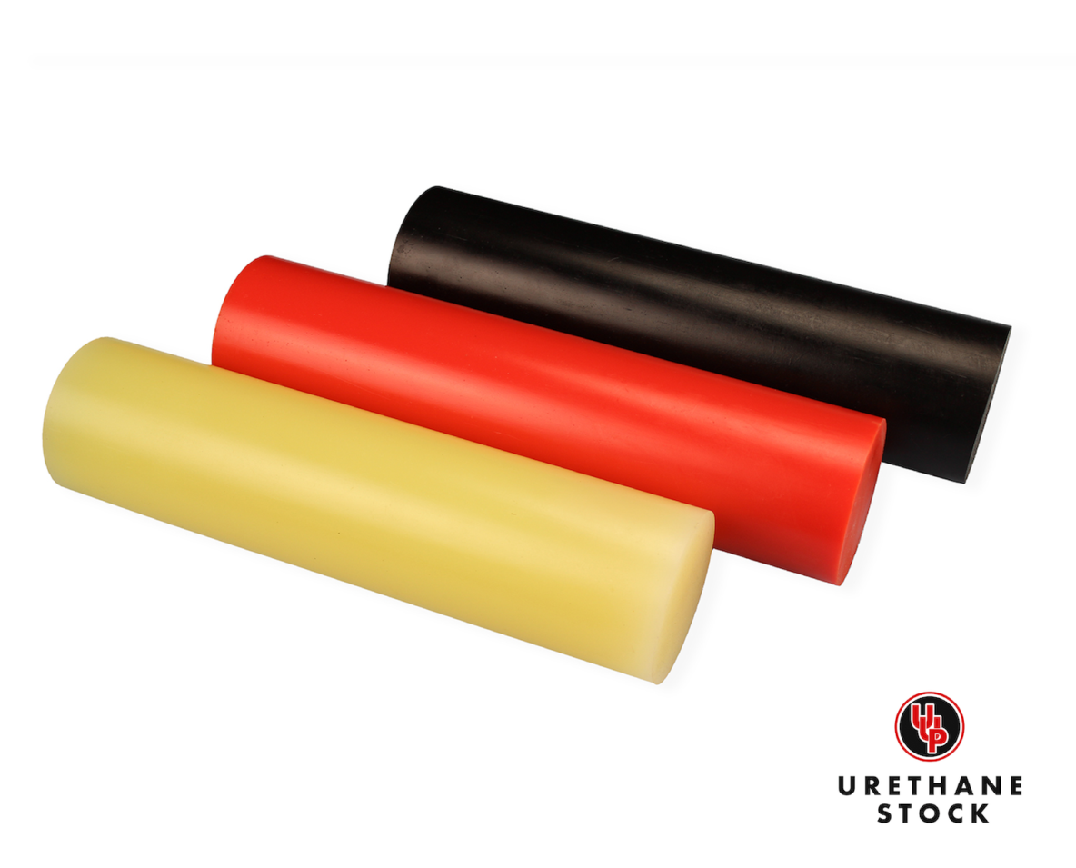 Polyurethane Rod, 6″ x 12″ Red 85 Duro “UUP-092” | Urethane Stock