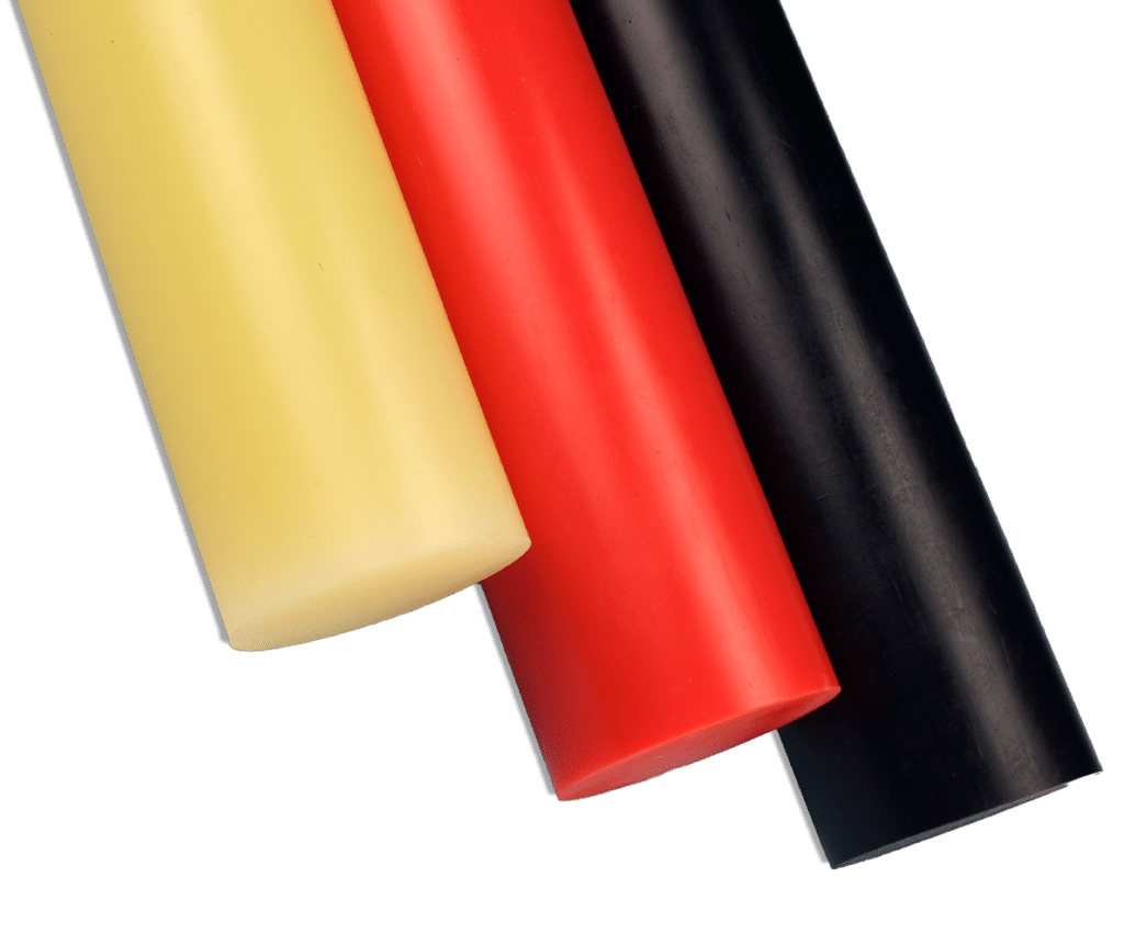 Polyurethane Rod, 2" x 36" Orange 90 Duro "UUP-095" - Urethane Stock